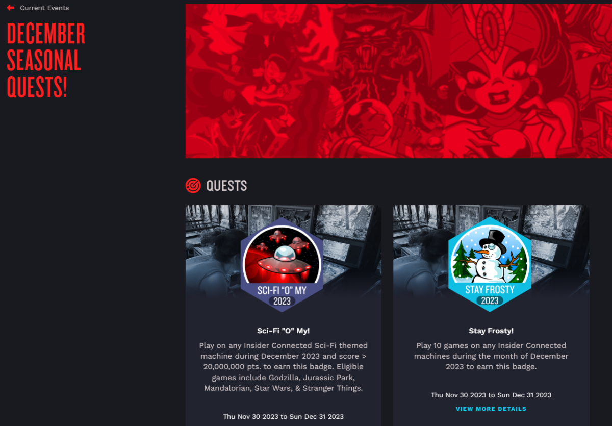 Stern Insider Connected December 2023 Quests for Virtual Badges Details ...