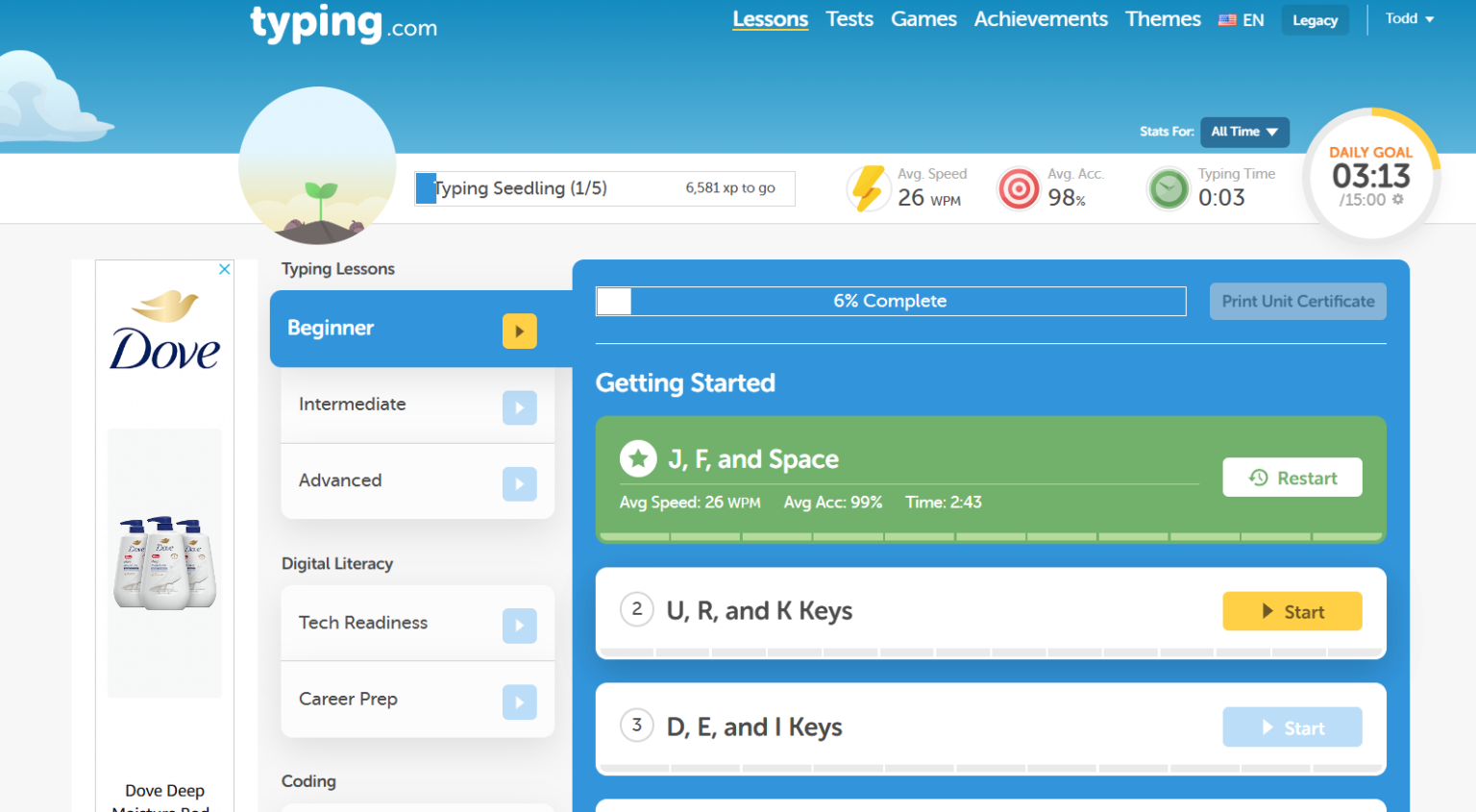 Learn to Type and Play Typing games at Typing.com – PlayGamesMore