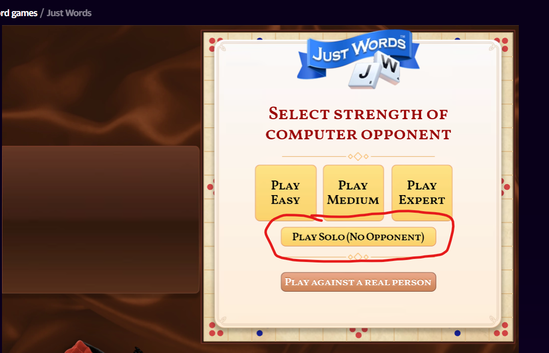Play Just Words at Yahoo Games – PlayGamesMore